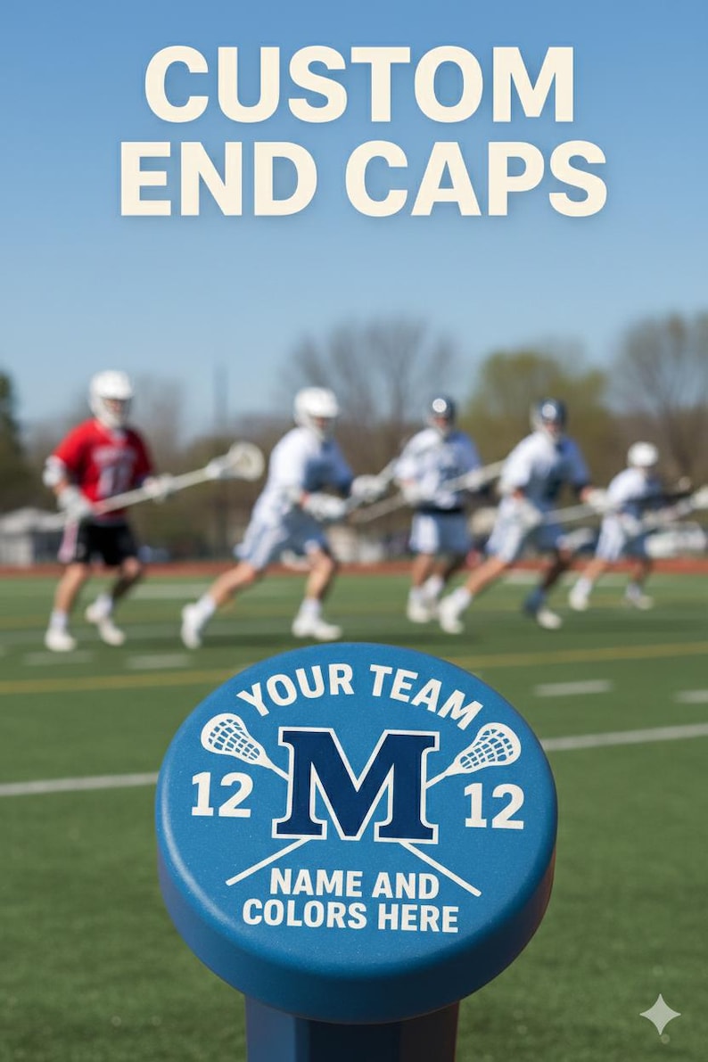 Customized Lacrosse End Caps - Rep Your Colors. Own Your Game. - Etsy
