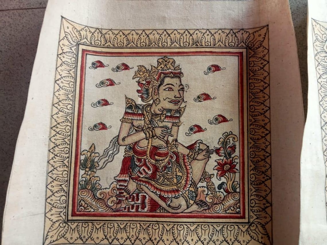 Wayang Kamasan Painting - Elegant and Priceless Traditional Balinese ...