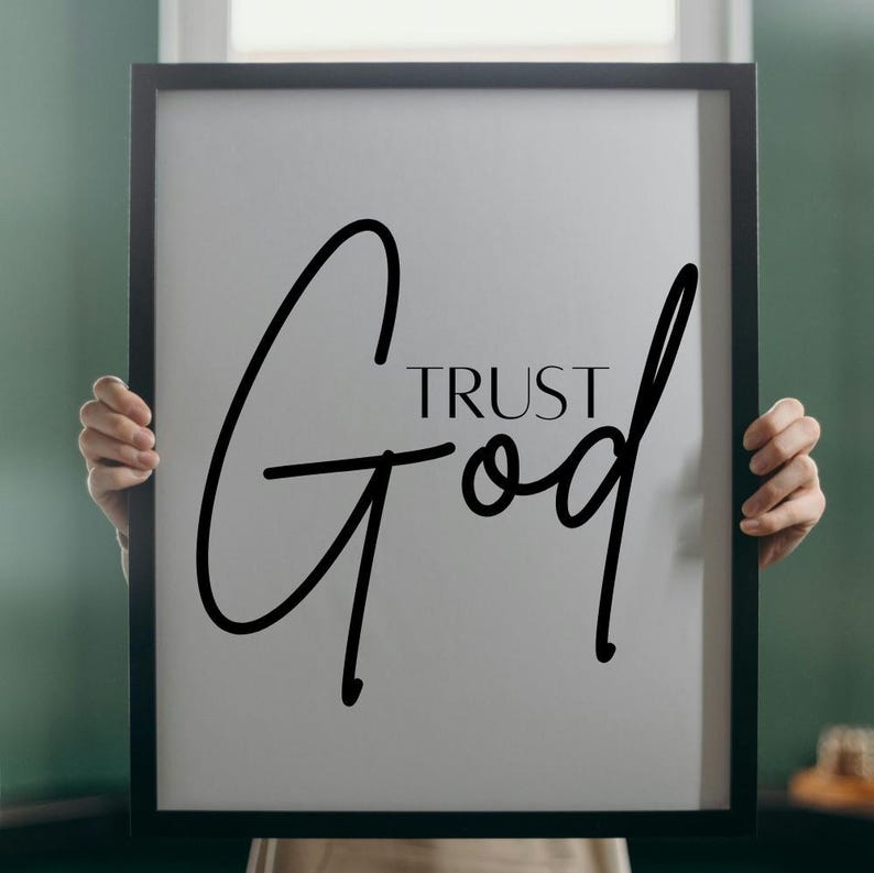 Trust God Christian Mug Design Christian SVG Coffee Cup Design Trust ...