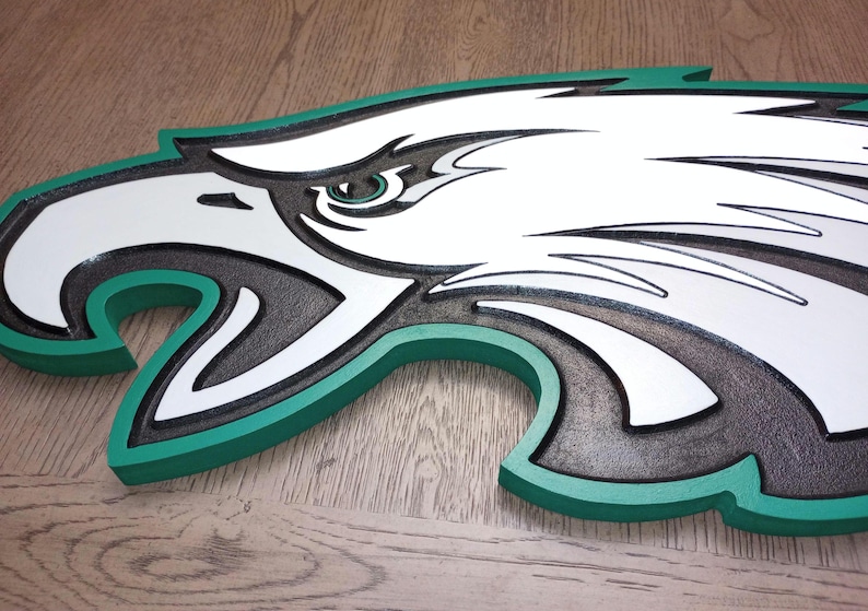 Philadelphia Eagles Handmade Wood Wall Art – Fan Gift - Etsy