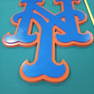 NY Mets Wood Wall Art – 3D Baseball Sign, Fan Gift - Etsy