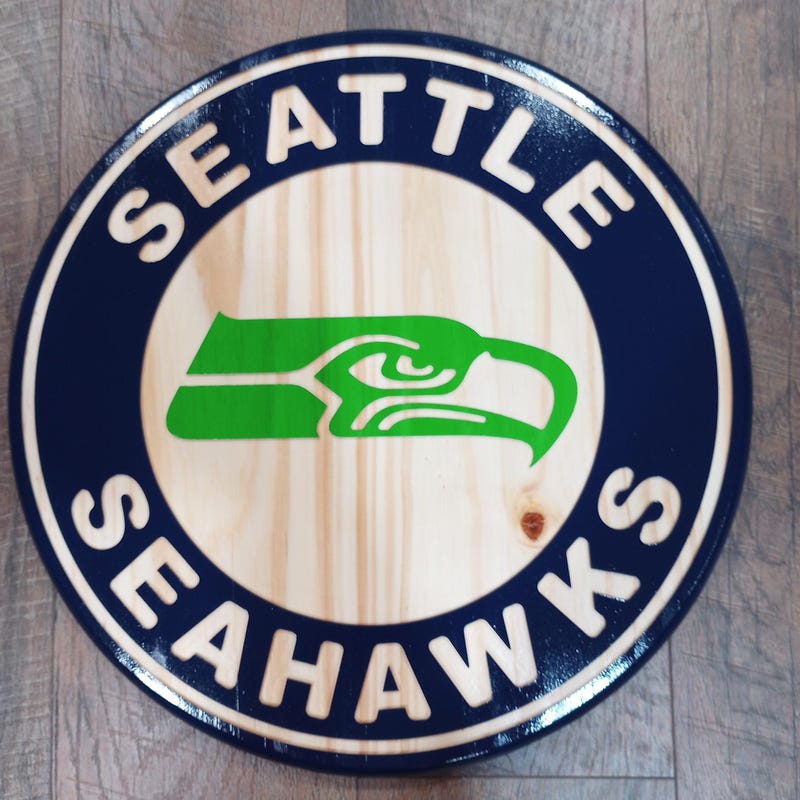 Seahawks Wood Sign - Etsy