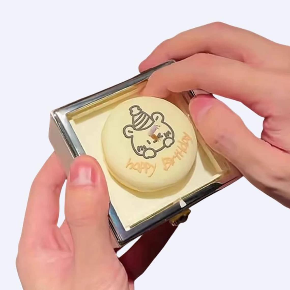 Teddy Bear Cake Surprise / Surprise Cake Ring Gift / Creative Birthday ...