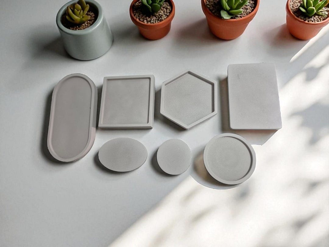 Handmade Concrete Tray Minimalist Design, Multi-use Jewelry Holder and ...