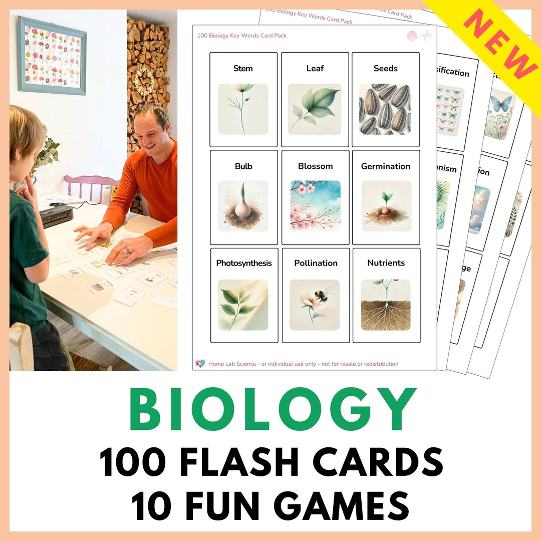100 Essential Biology Science Key Words Home Schooling Resource ...