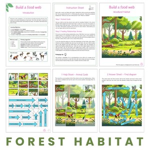 Habitats Bundle - 3 Printable Biology Home Schooling Resources - 3 ...