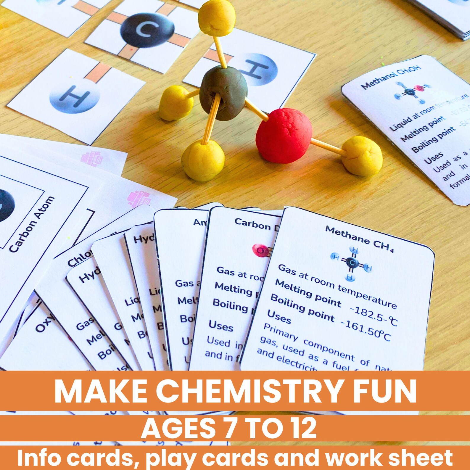 Molecules Lesson - Tutorial and Worksheet - Chemical Structure ...