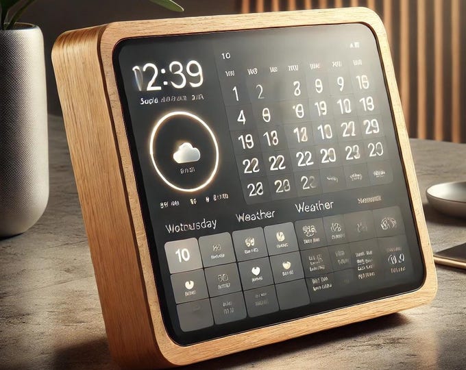 24 Digital Wall Display Smart Screen Wifi Calendar Raspberry Pi Smart ...