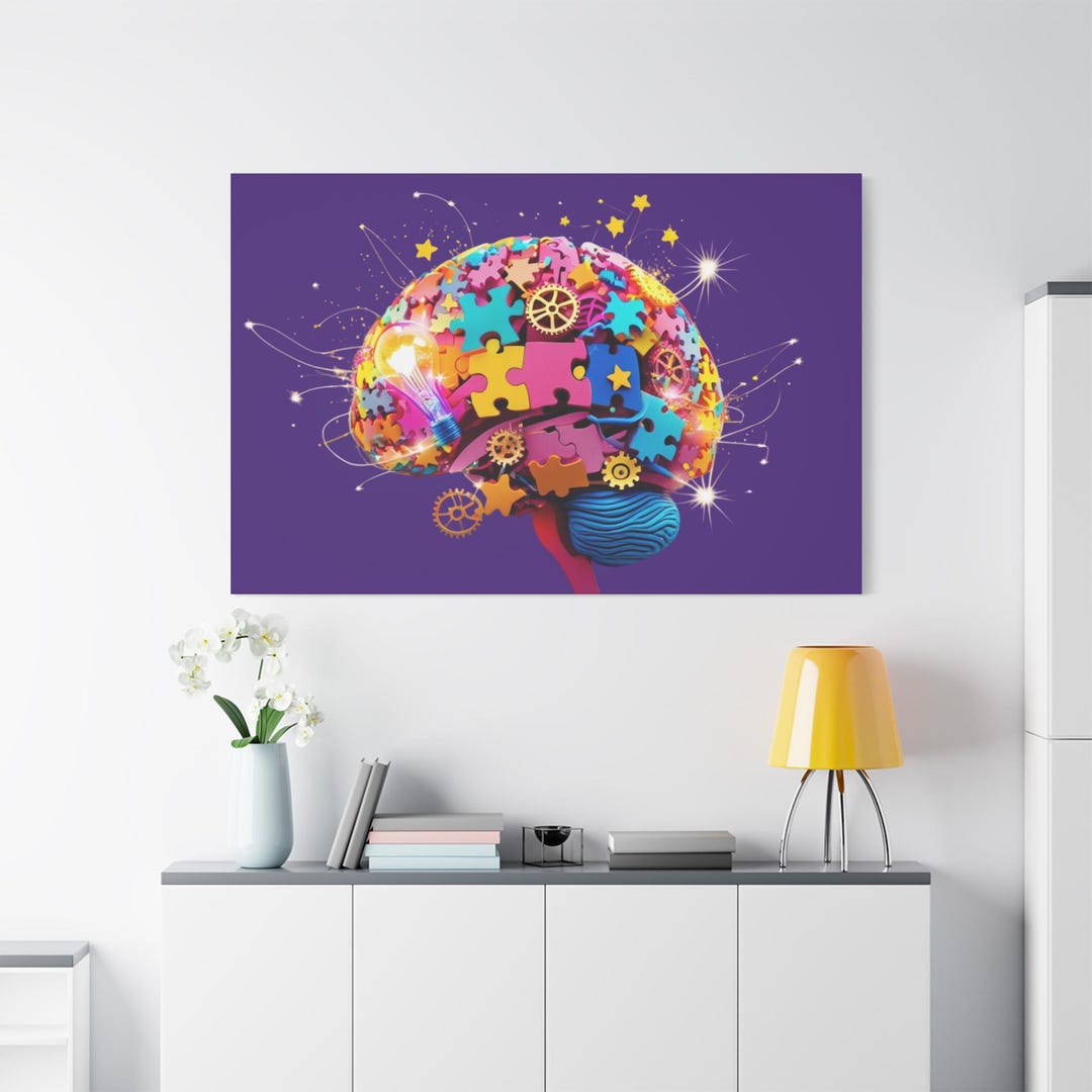 Neurodiversity Celebration Canvas Wall Art, Thinkers and Dreamers Decor ...