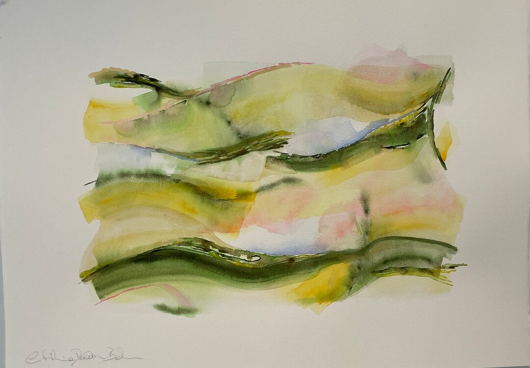 Watercolor on Heavy Paper Abstract Series 2018 30x22 Inches - Etsy