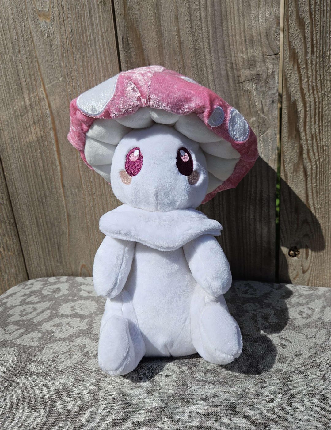 Handmade Mushroom Sprite Plush Cute Pink Mushroom Plushie - Etsy