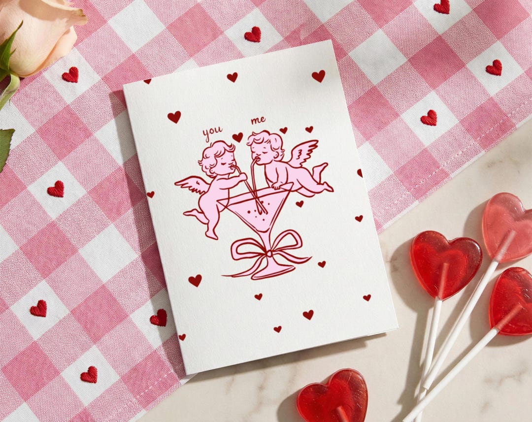 Custom Valentines Day Card, Personalized Love Card Your Own Words, Cute ...