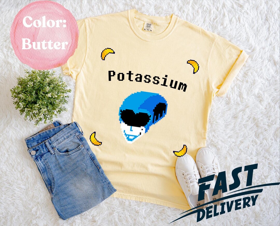 Deltarune Queen Meme T-shirt, Potassium Banana T-shirt Meme, Video Game ...