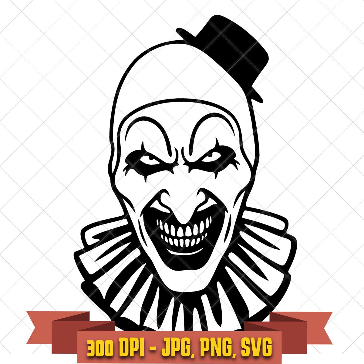 Art the Clown Bundle | Terrifier Inspired Horror Clipart | 11 Designs ...
