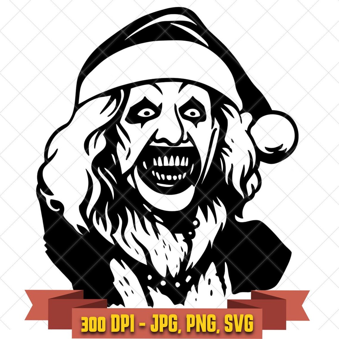 Art the Clown SVG | Terrifier Movie Line Art (digital Download) - Etsy