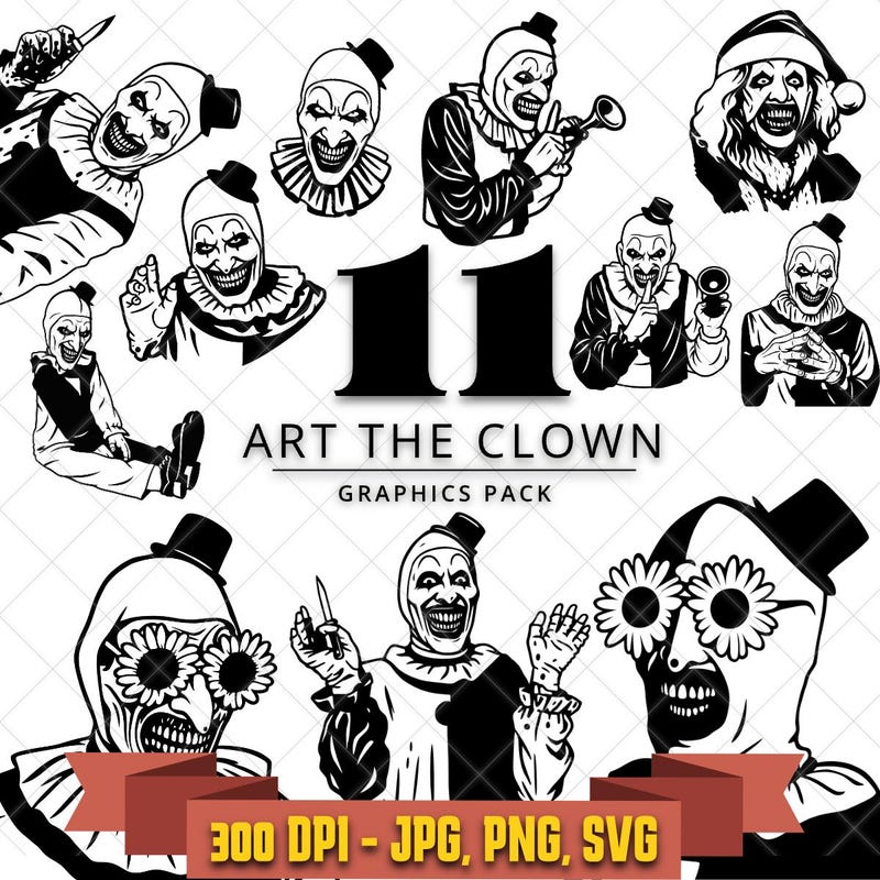 Christmas Creepy Clown - Etsy