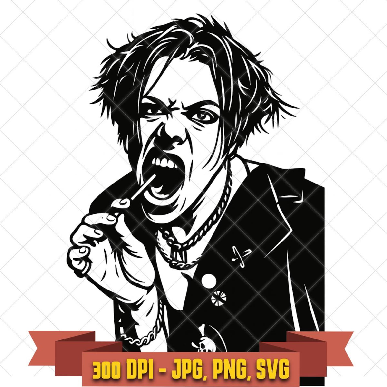 Yungblud SVG PNG | Punk Rock Singer Digital Art | Vector Cutting File ...