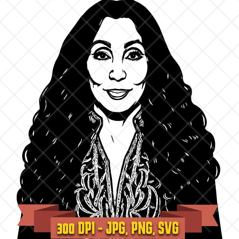 Cher Bundle | Goddess of Pop Clipart | Retro Disco Diva Vector | Cher ...