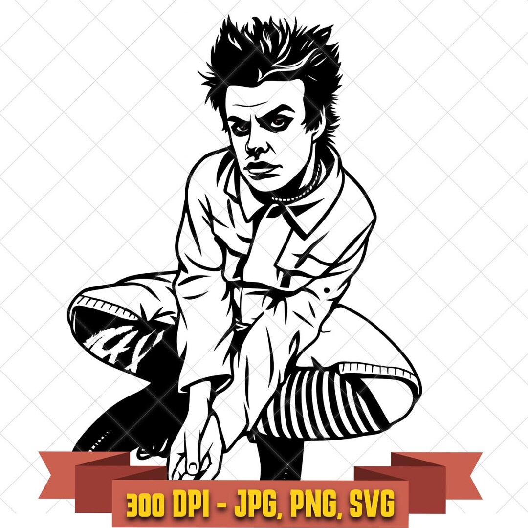 Yungblud SVG PNG | Punk Rock Singer Digital Art | Vector Cutting File ...