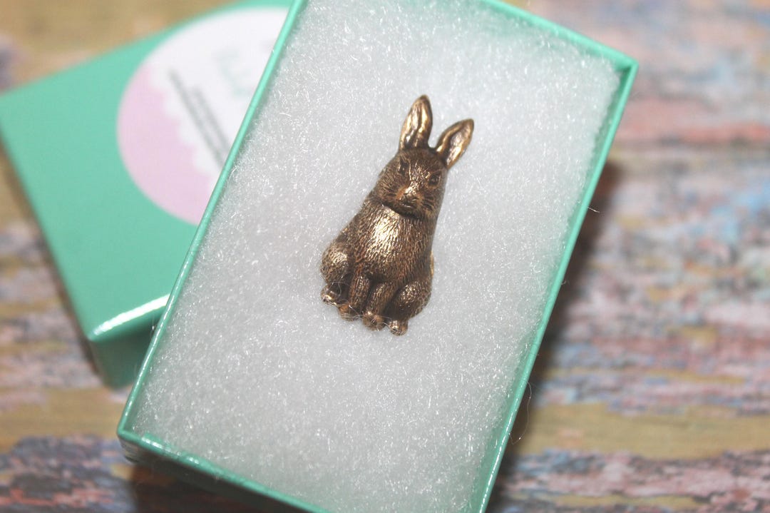 Petite Woodland Rabbit Tie Tack or Pin - Perfect for Any Year of the ...