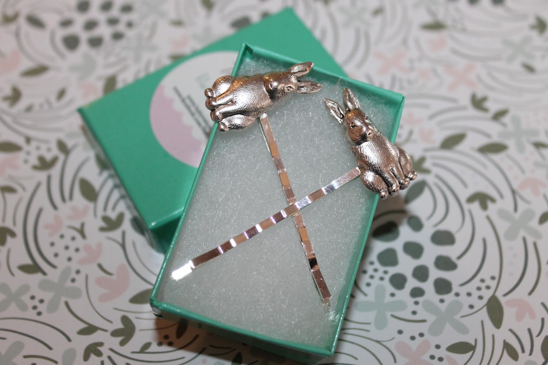 Rabbit Bobby Pins Are Whimsical for Any Bunny Lover or Year of the ...