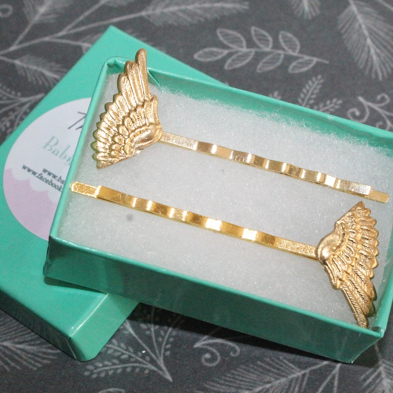 Angel Wing Hair Clip - Etsy