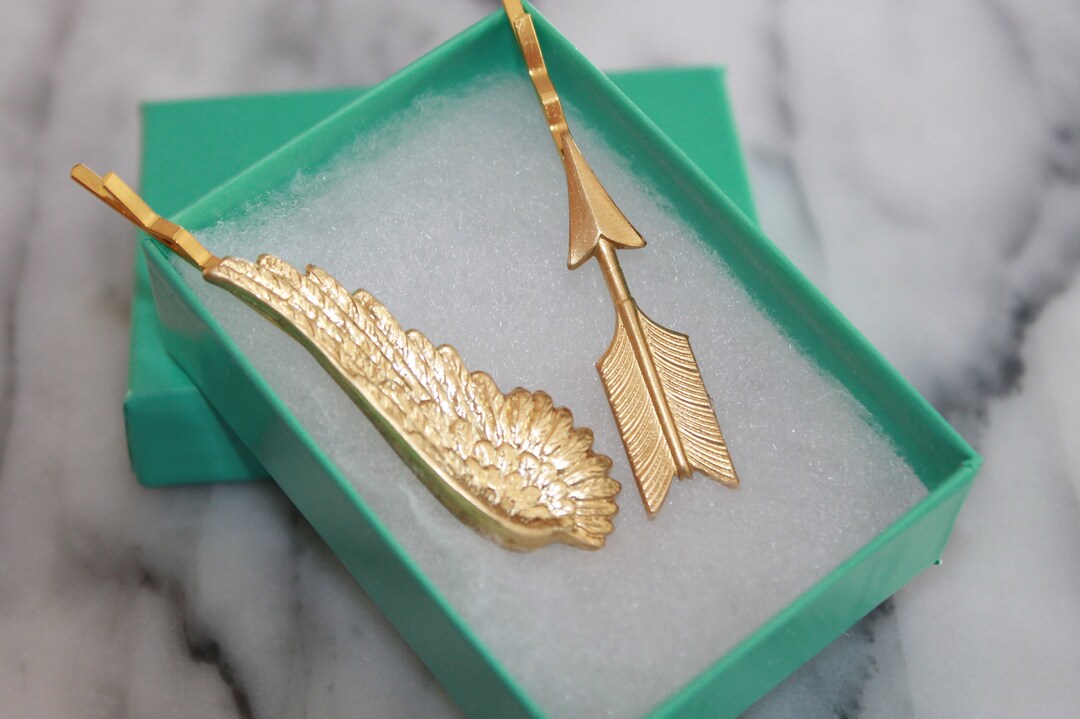 Arrow and Angel Wing Bobby Pins - Perfect for Any Pi Phi Pledge, Big or Lil Sis | Greek Gift ...