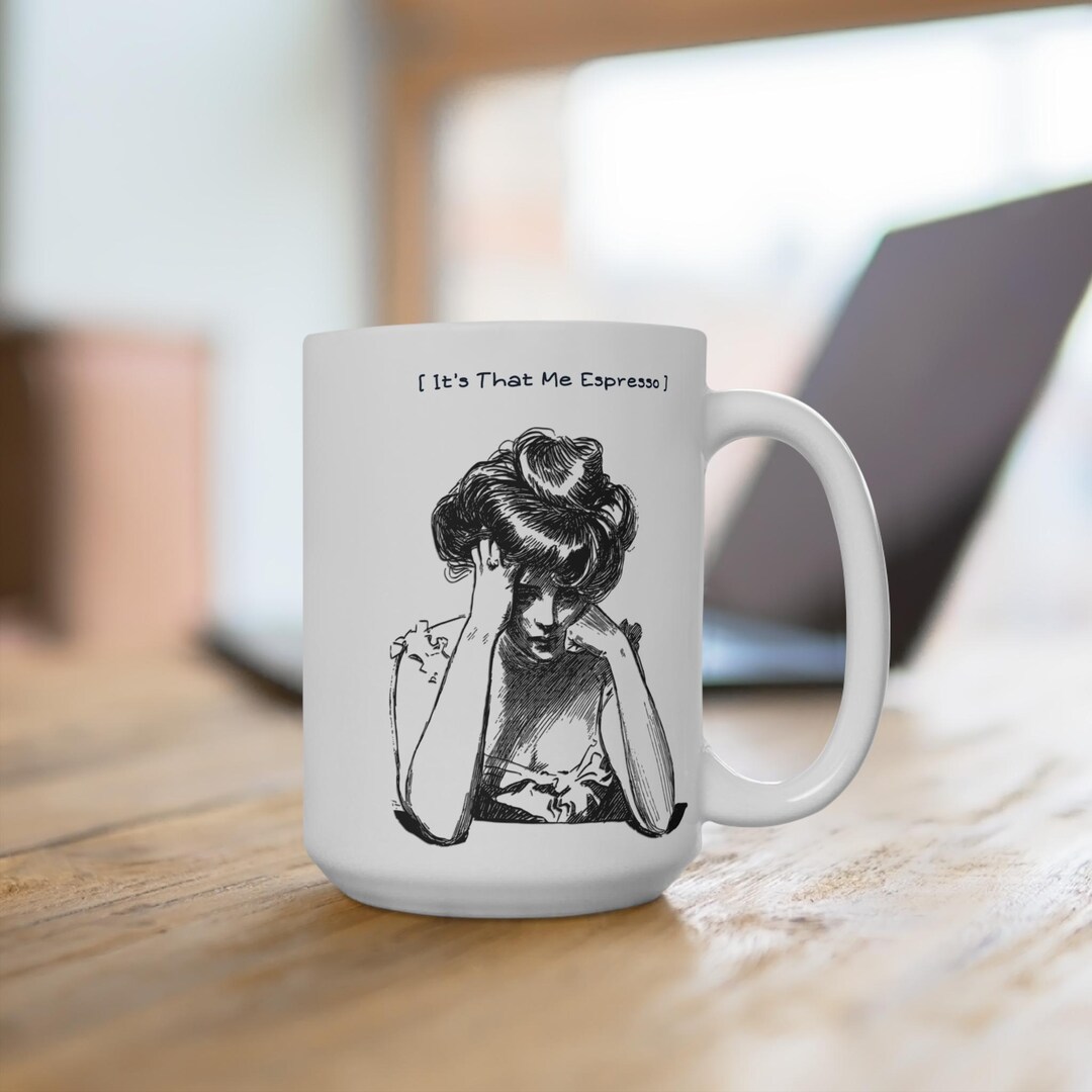 Sabrina Carpenter Reference Espresso Coffee Mug, Girl Needs Coffee Mug ...