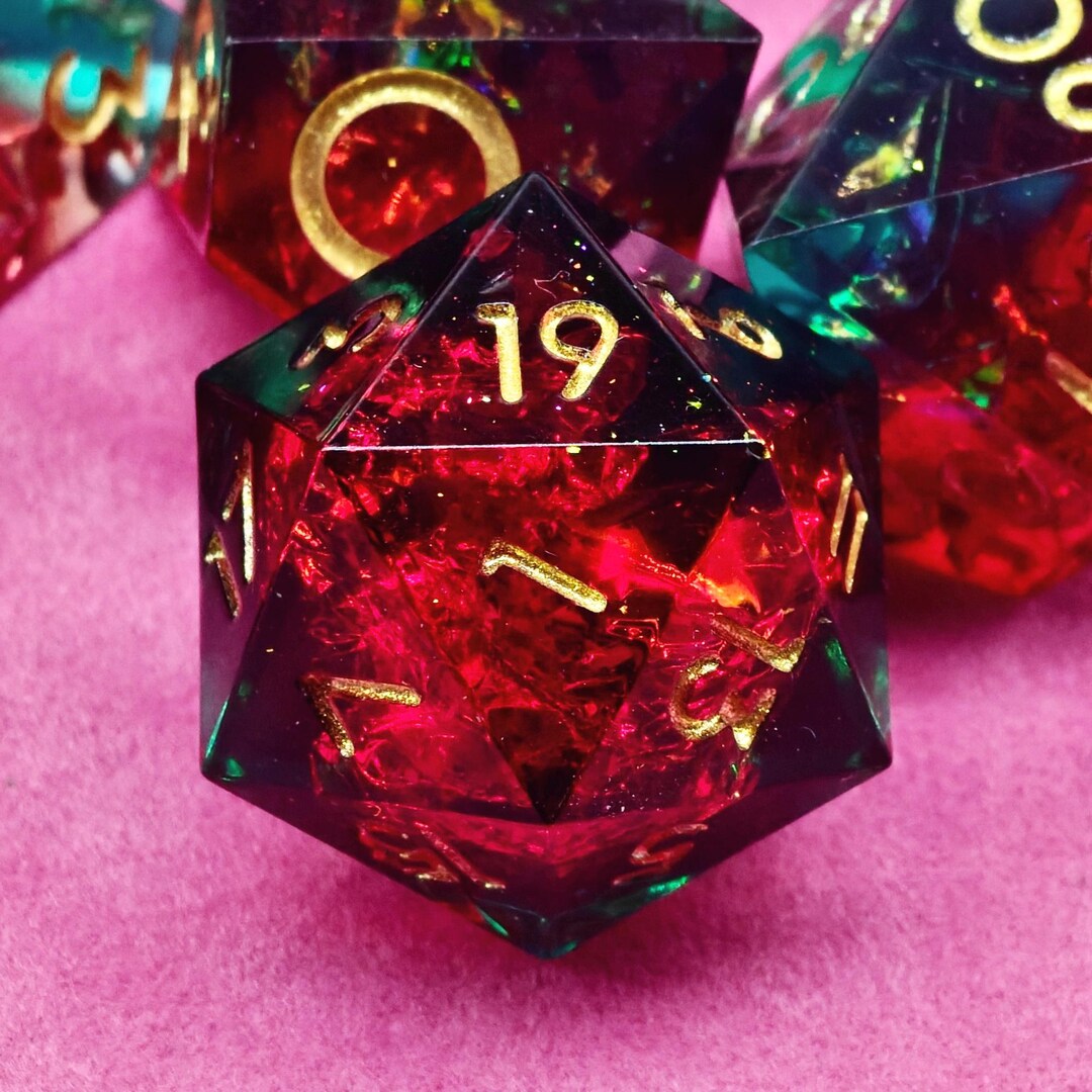 Space Dice, Resin Dice, Sharp Edge Dice for D&D, Dnd Resin Dice Set ...