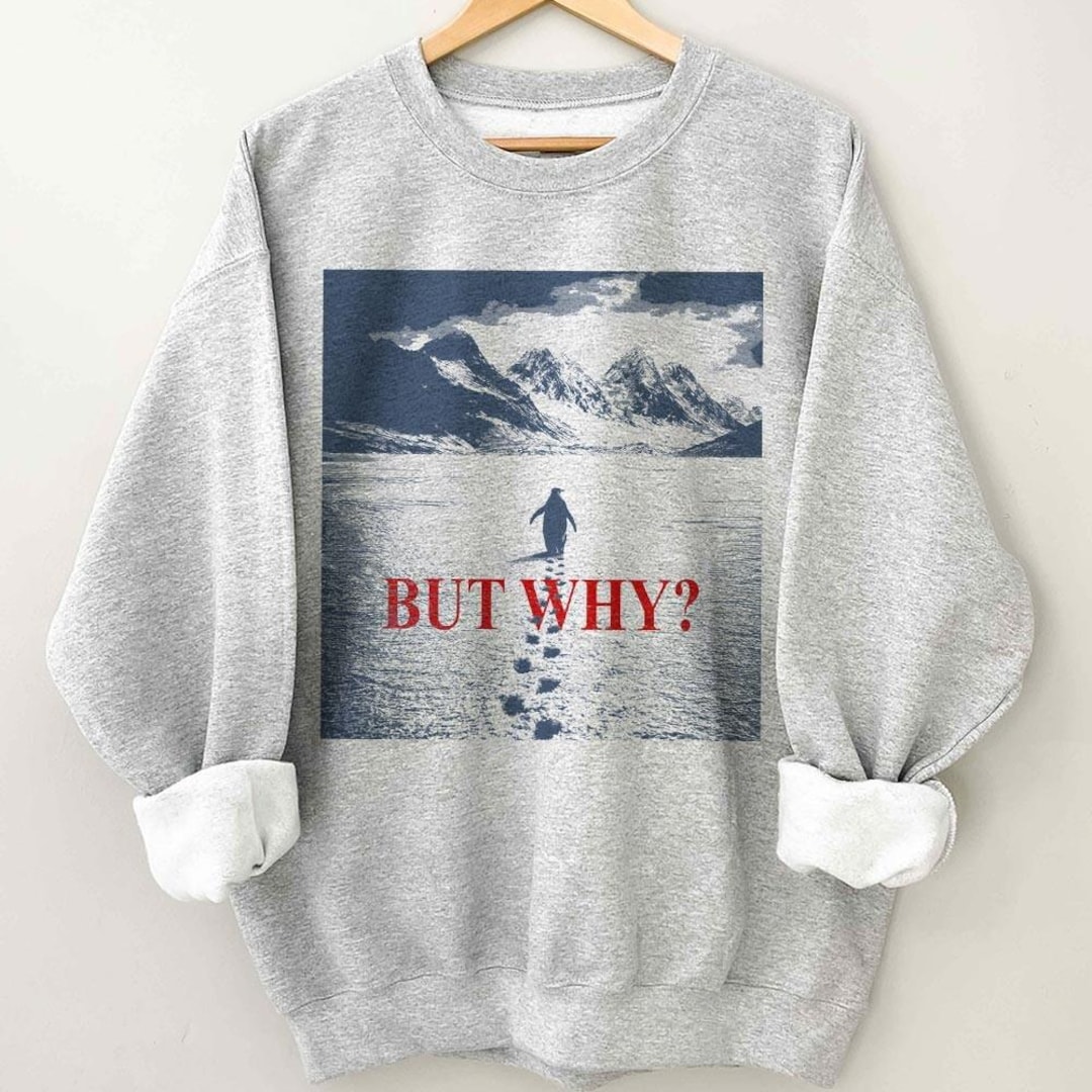 Nihilist Penguin but Why Meme Vintage Comfort Colors Shirt - Etsy