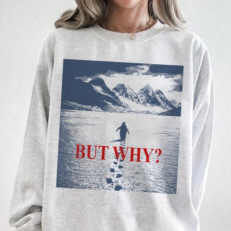 Nihilist Penguin but Why Meme Vintage Comfort Colors Shirt - Etsy
