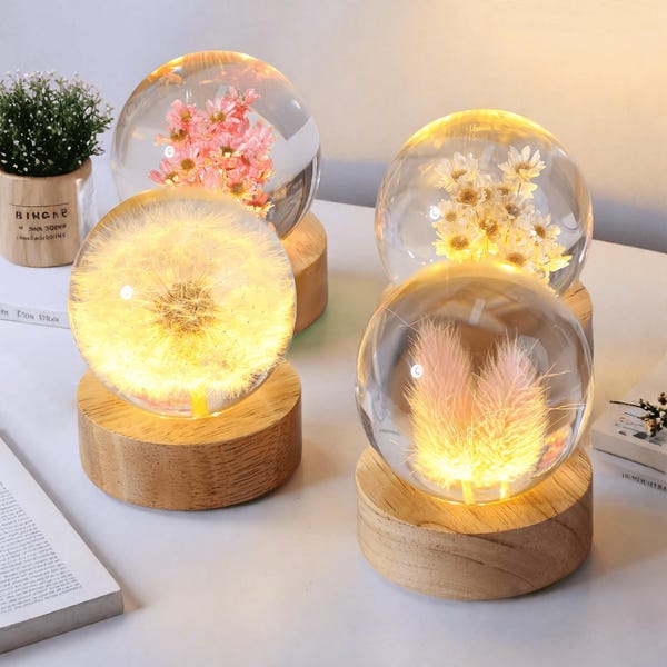 Flower Ball in Resin - Etsy UK