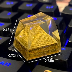 Pyramid Artisan Keycap, Custom Resin Keycap, Handmade Artisan Keycap ...