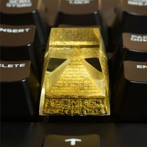 Pyramid Artisan Keycap, Custom Resin Keycap, Handmade Artisan Keycap ...