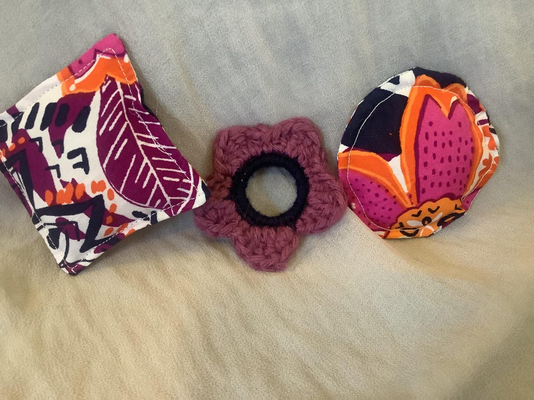 Fuchsia Floral Cat Toy Set - Etsy