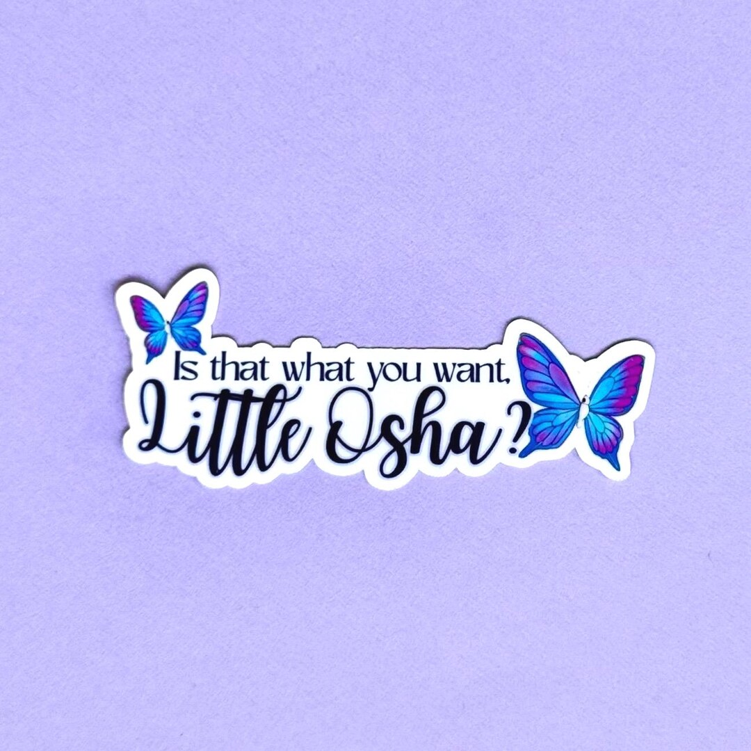 Quicksilver Sticker | Little Osha Butterfly Vinyl Decal - Etsy