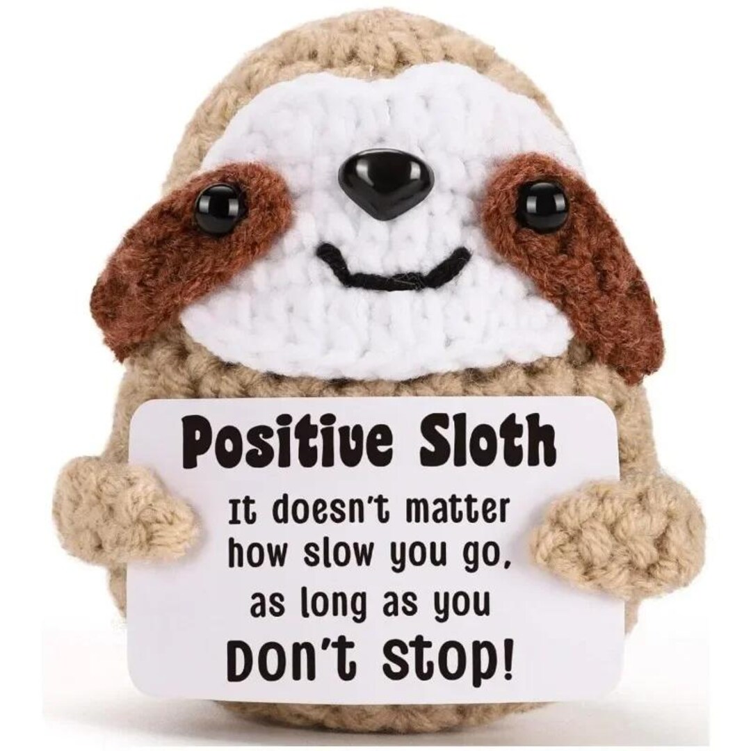 Positive Energy Potato Hug Pocket Mini Handmade Plush Wool Knitting ...