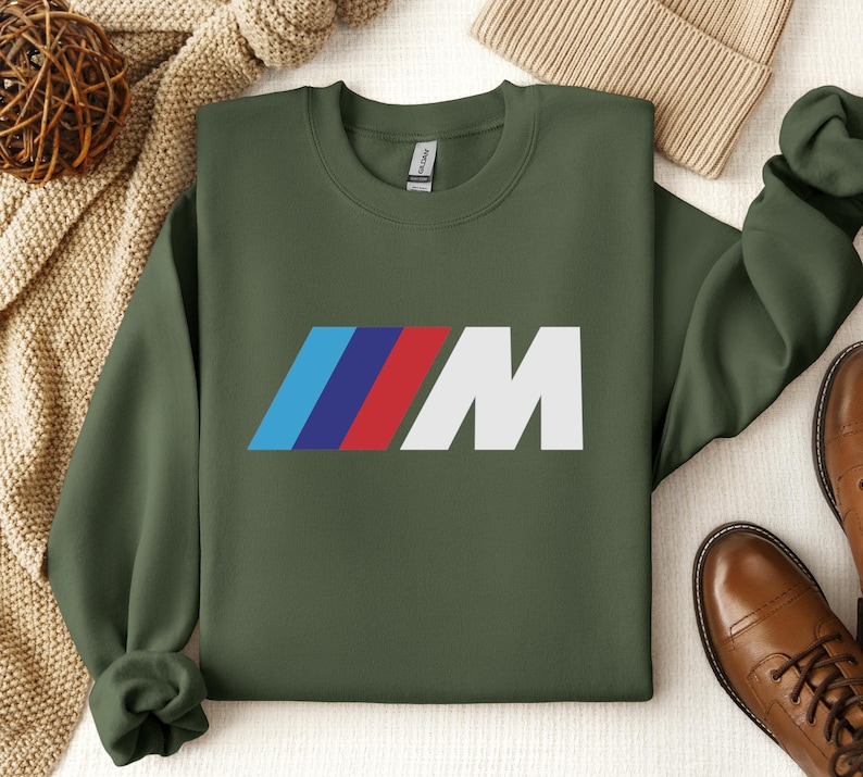 BMW Hoodie, Classic BMW Logo Hooded Sweatshirt, Car Enthusiast Hoodie ...