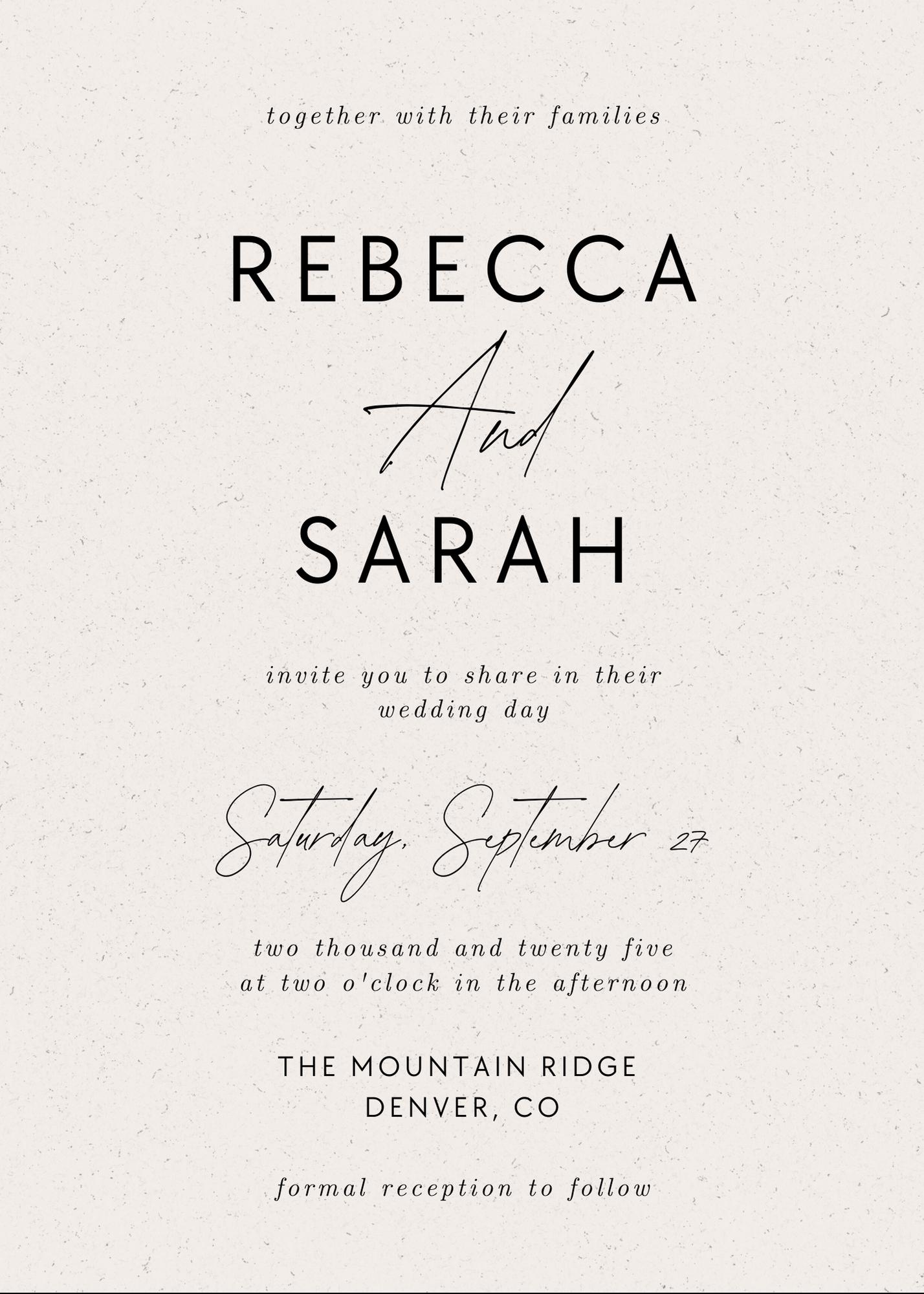 Editable Wedding Invitation Bundle - Etsy