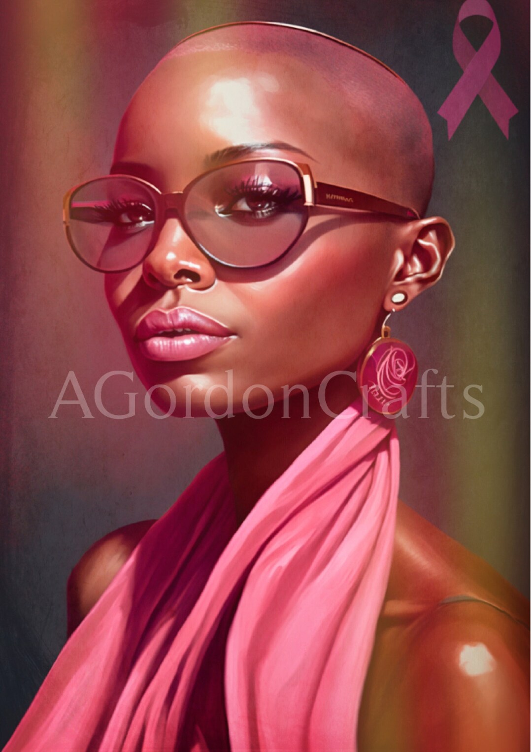Empowered Elegance: Bald and Beautiful – Breast Cancer Awareness ...