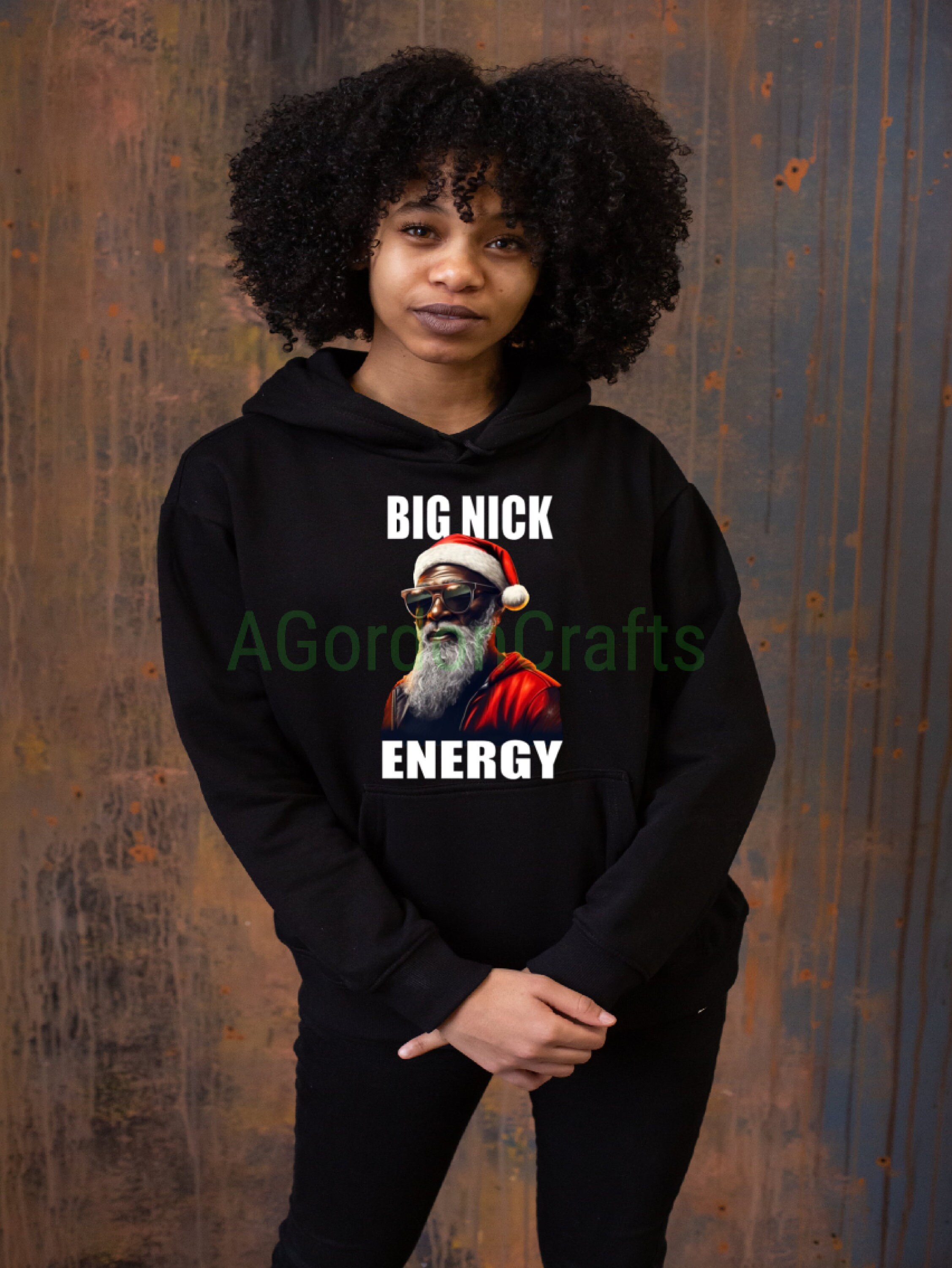 Big Nick Energy - PNG File Black Santa - Etsy