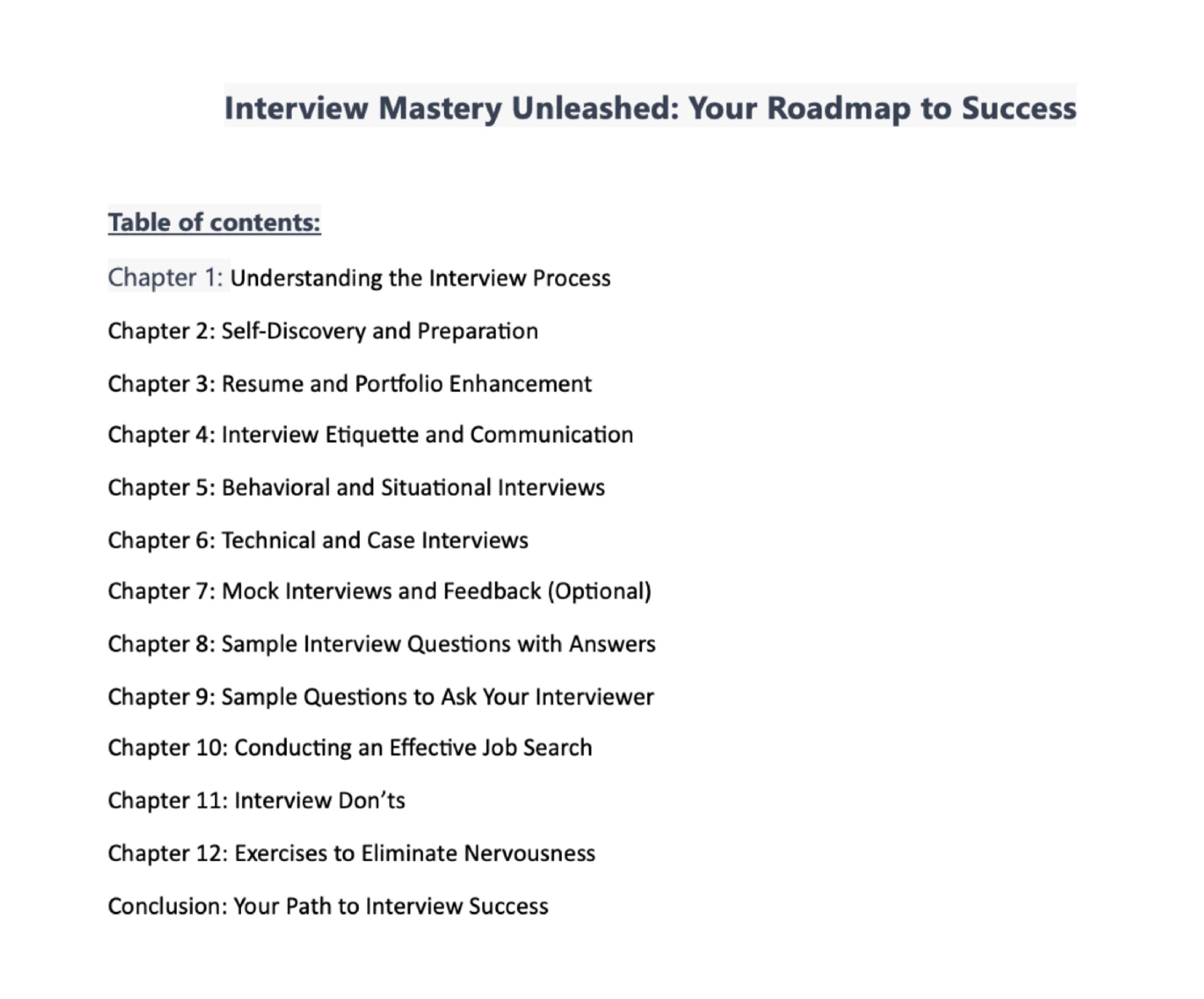 Interview Mastery Unleashed: Your Roadmap to Success Ebook - Etsy