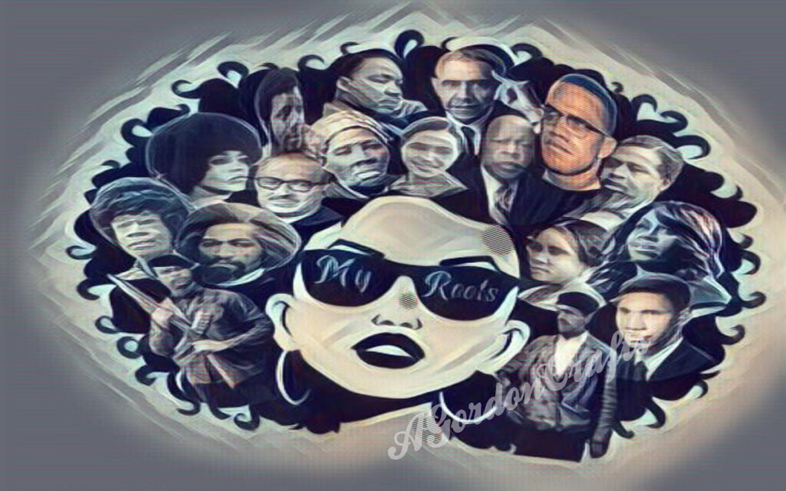 My Roots| Black History Collage| Jpg and Png| MLK, Barack Obama ...