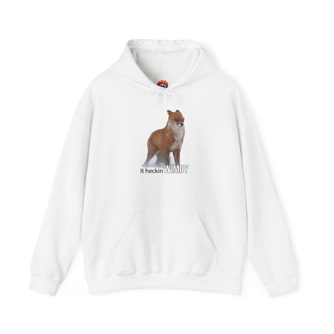 IT HECKIN WIMDY Fox Meme Hoodie Unisex Heavy Blend™ - Etsy