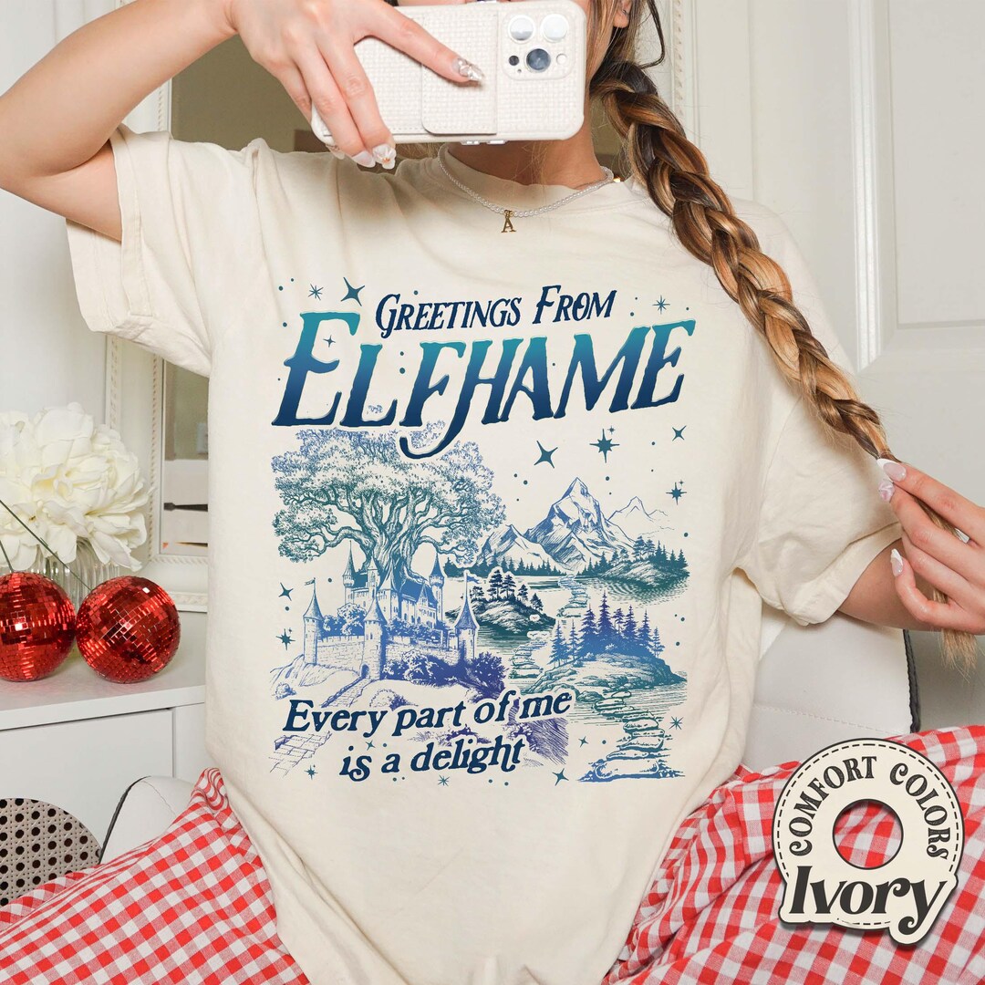 Greeting From Elfhame Comfort Colors Shirt, the Cruel Prince Merch ...