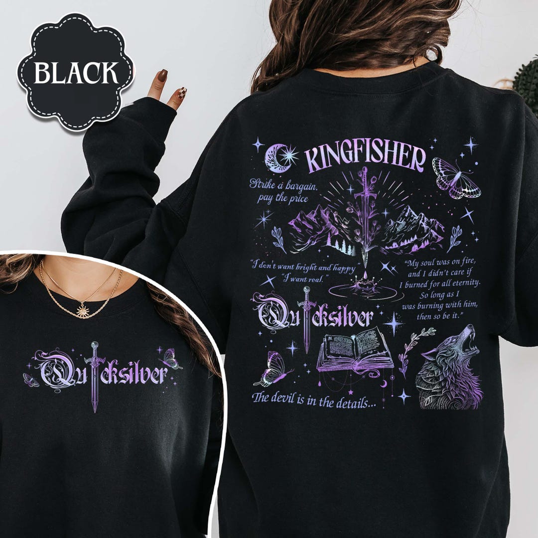 Quicksilver Series Sweatshirt for Fan, Fantasy Bookish Merch ...