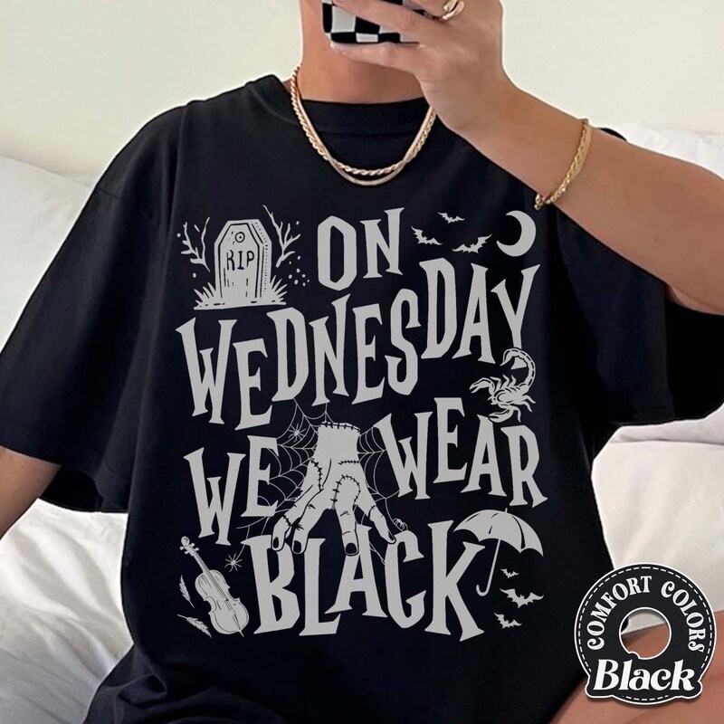 Wednesday T Shirt in Season 2 - Etsy