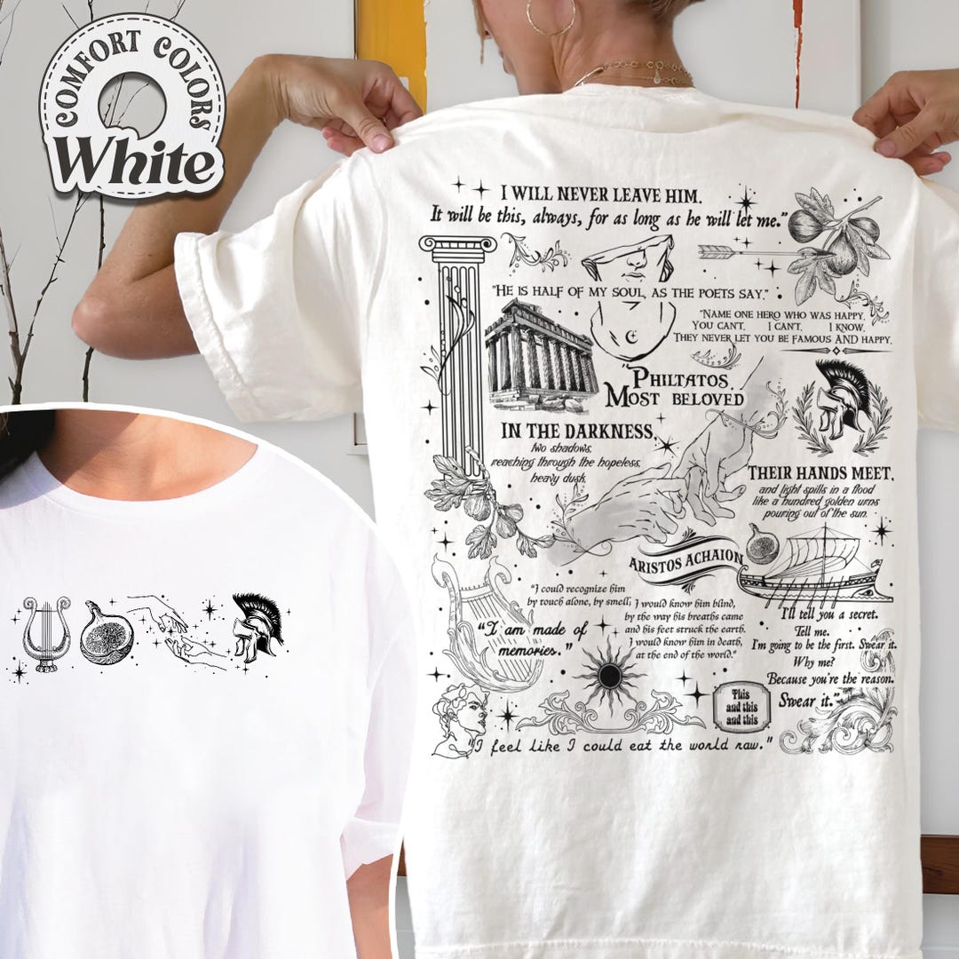The Song of Achilles Comfort Colors Shirt, Booklover Gift, Greek ...