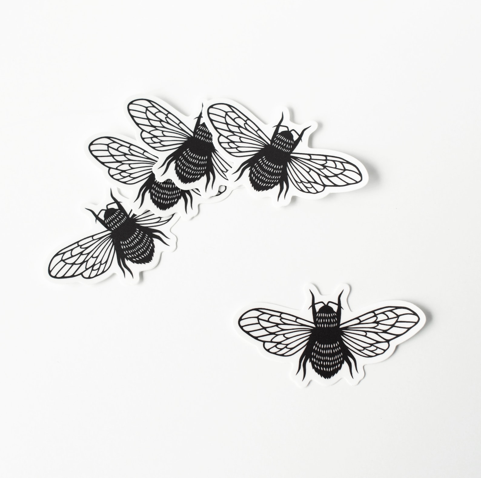 Bee Sticker Waterproof Bee Sticker Stocking Stuffer Bee - Etsy