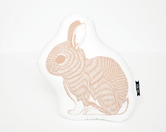 bunny pillow rabbit throw pillow soft toy plush animal shaped